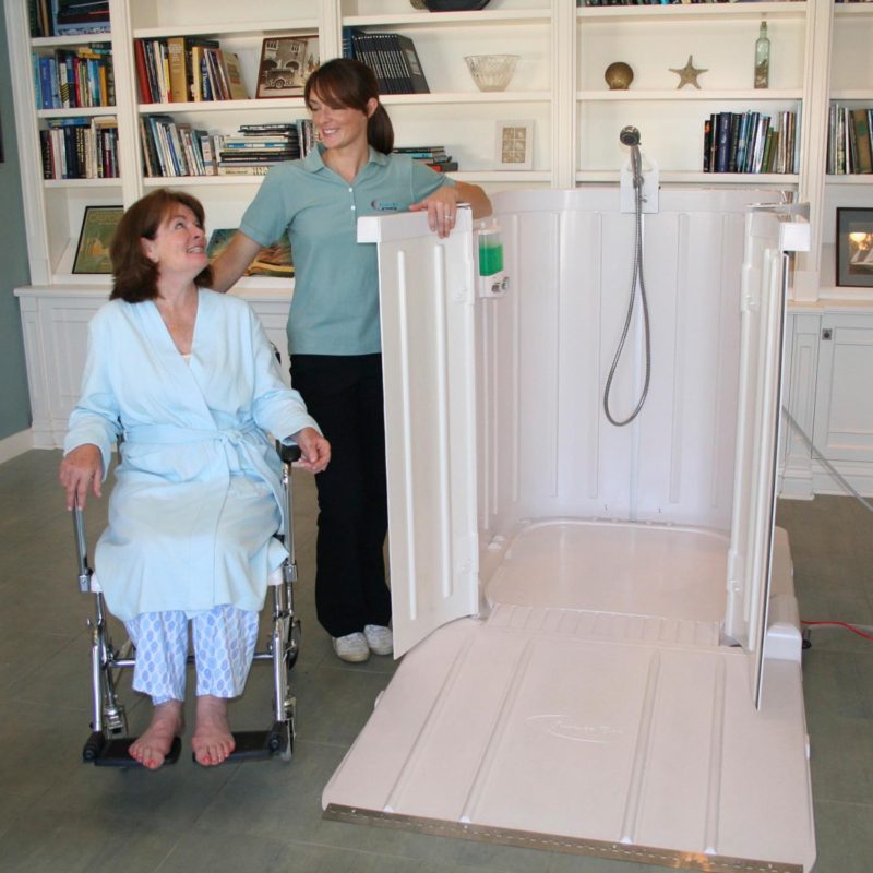 Portable Shower for Wheelchair Users - Purchase or Hire Available